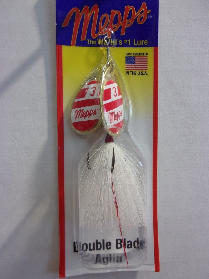 Mepps Dressed Double Blade Aglia spinner size 3 5/16 oz Choose your ...