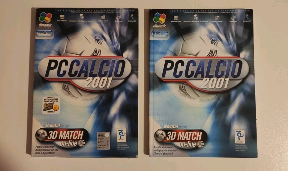 PC Calcio 2001 - Edizione ITA da collezione, con confezione e manuale ...