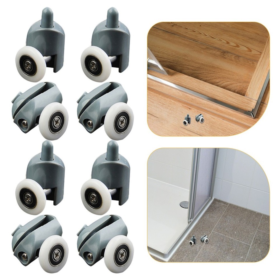 20 Pcs Bathroom Sliding Door Pulley Roller for Glass Doors Hanging ...