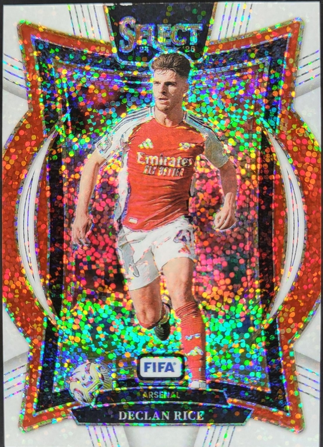 2024-25 Panini Select Fifa - Terrace Declan Rice #15 White Sparkle ...