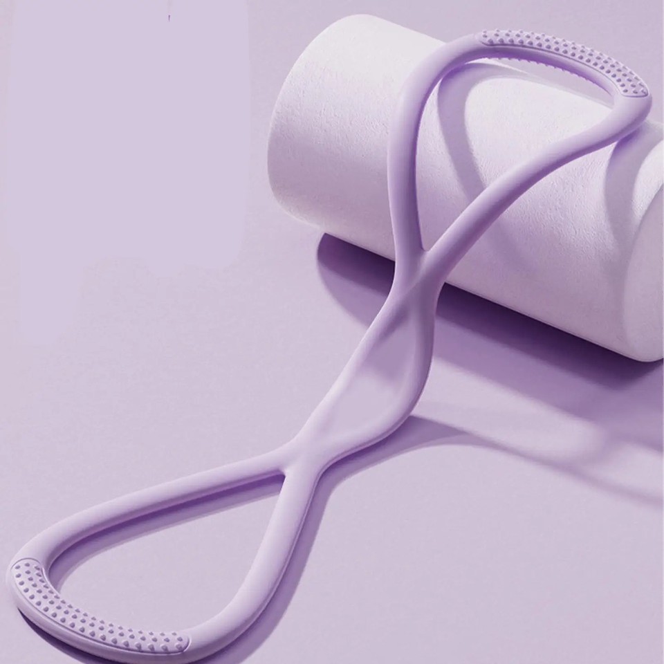 Chest Expander Yoga Pulling Rope Arm Exercise Bands 8 Shaped Shoulder ...
