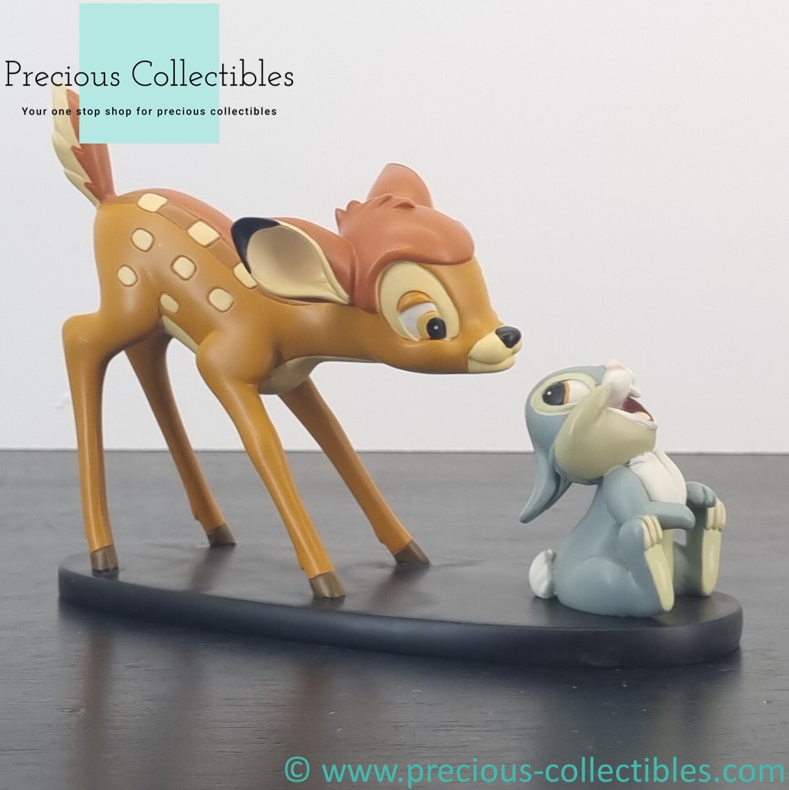 Extremely Rare! Vintage Bambi with Thumper statue. Walt Disney ...