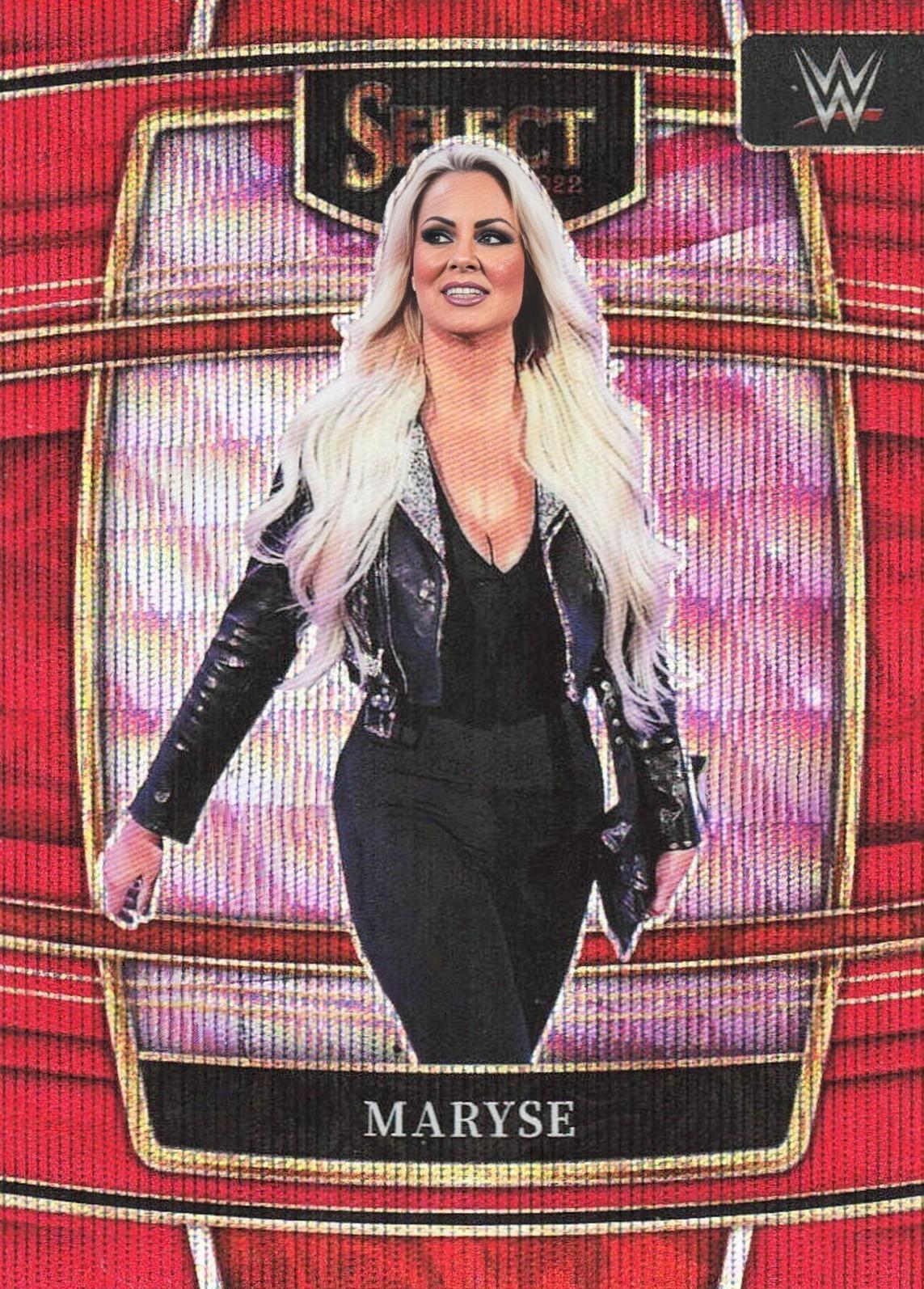 2022 Panini Select WWE - Concourse Maryse #14 Red Wave Prizm for sale ...