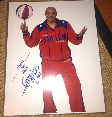 Curly Neal SIGNED Harlem Globetrotters Autographed 16 x 20 picture ...