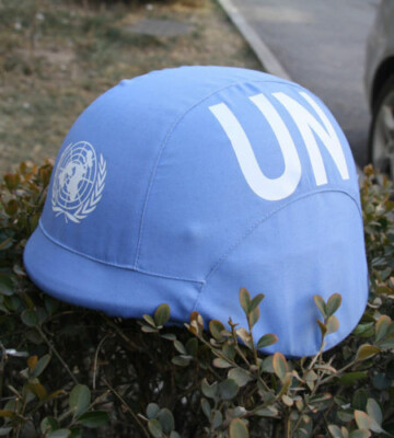 TACTICAL US ARMY UN UNITED NATIONS PEACEKEEPING FORCE M88 HELMET COVER ...