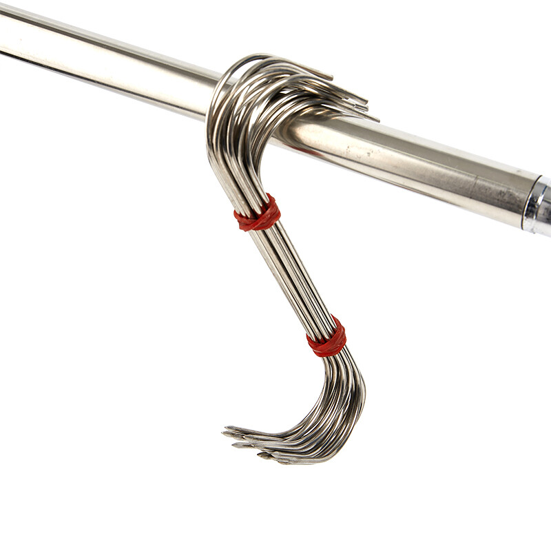 20Pcs Stainless Steel Hook Bacon Sausage Bold and Long Hook Meat Hook S ...