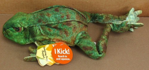 Folkmanis Puppets - 3082 Jumping Frog Hand Puppet NWT *RETIRED* | eBay
