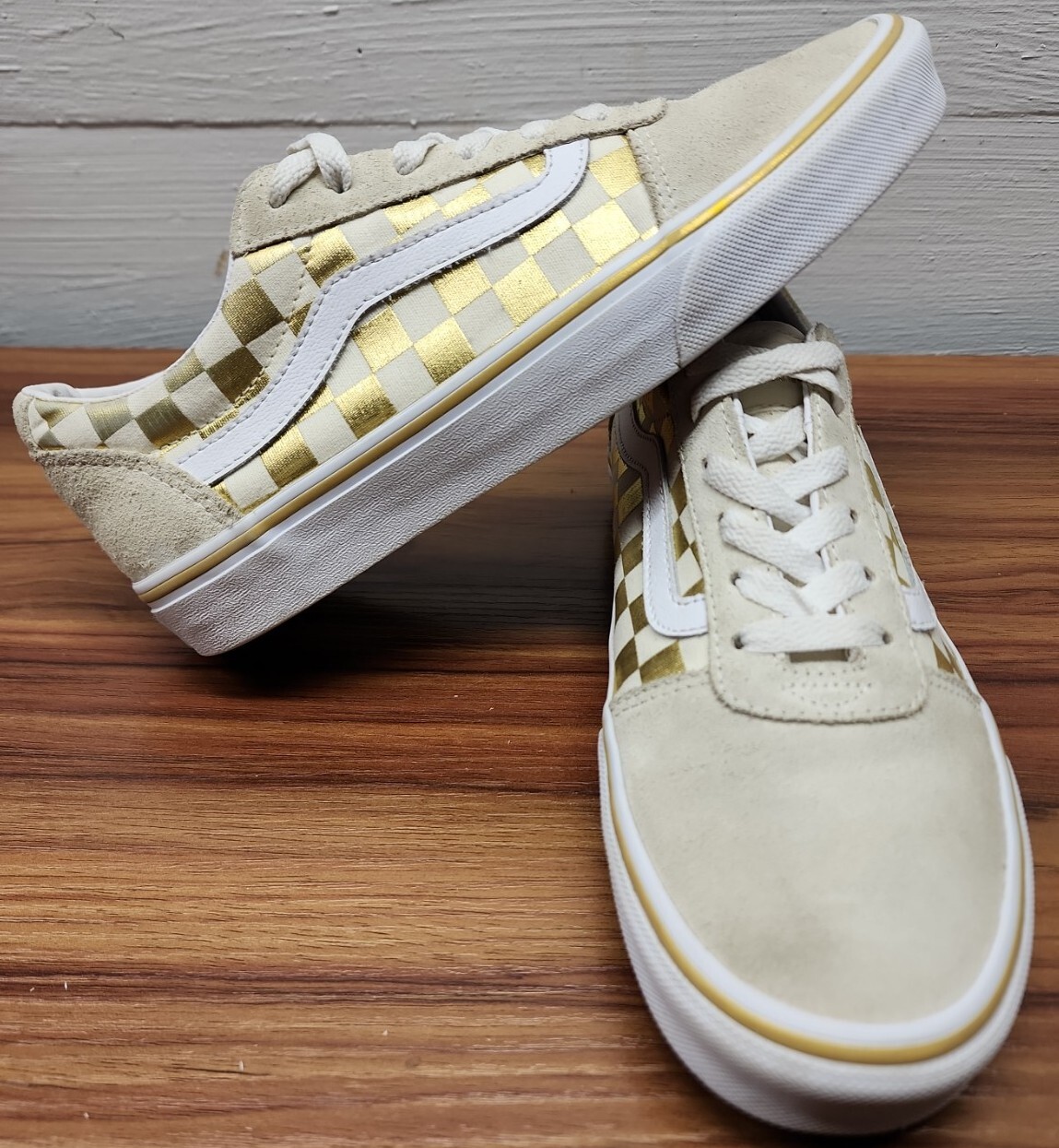 VANS Old Skool Checkerboard Lace up shoes 500714 Wome… - Gem