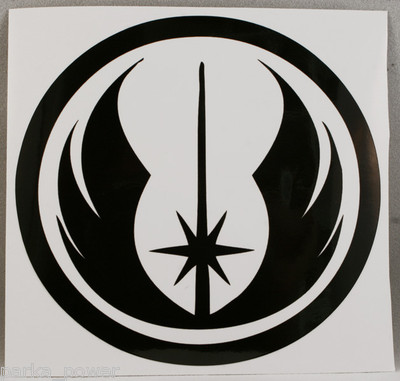 Jedi Order Flag Sticker, Jedi Knight, Star Wars, Film stickers, decals ...