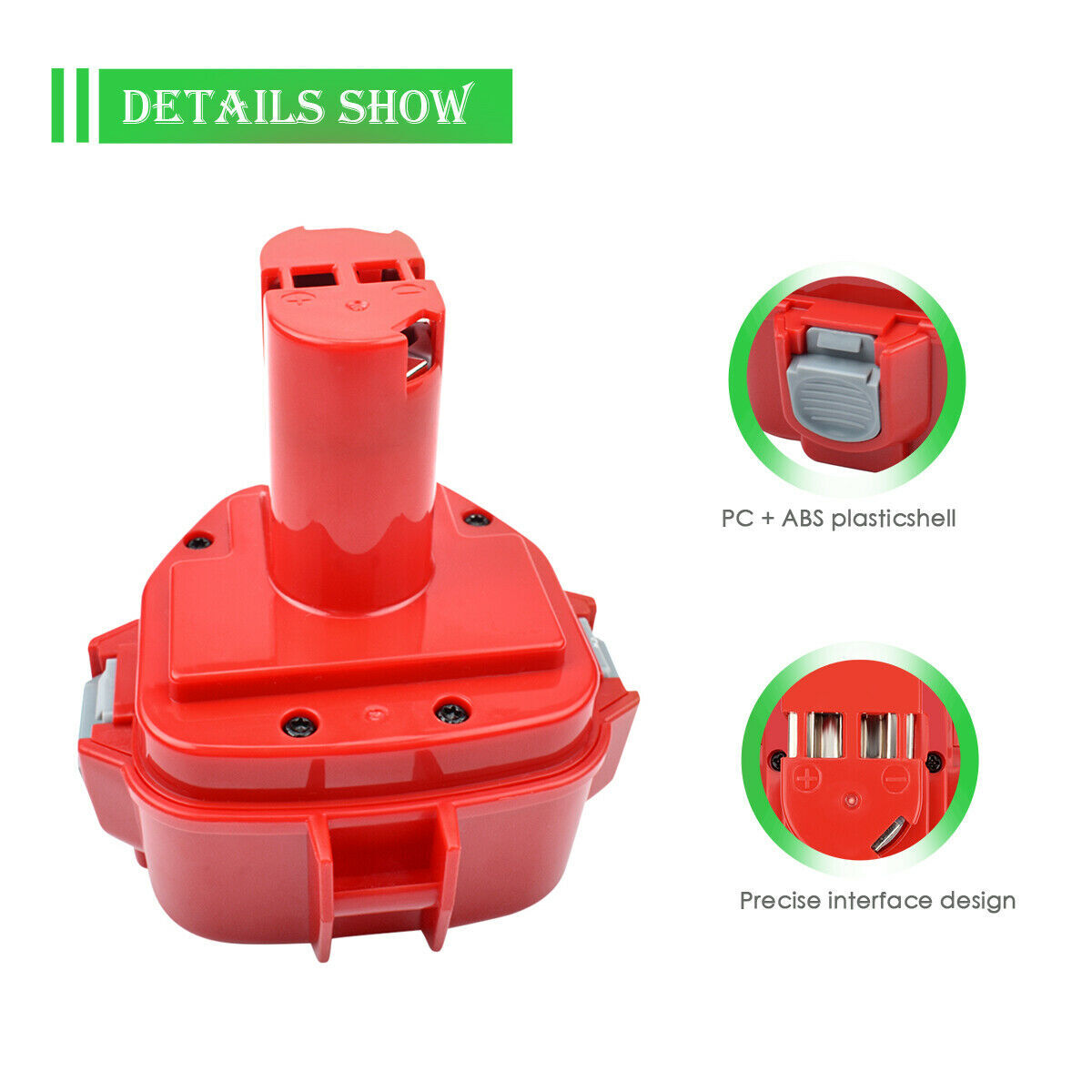 PA12 Akku für Makita 12V PA12 1220 1222 1233 1234F 1235F 6316D 6317D ...