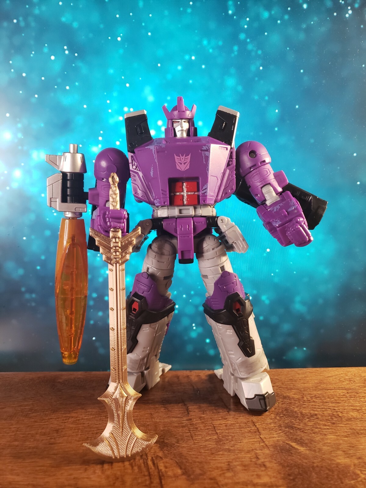 Kingdom Galvatron Megatron Upgrade Kit Sword Gold Transformers ...