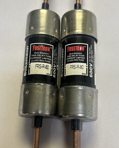 COOPER BUSSMANN,FRS-R-80,FUSETRON FUSE 80A 600V LOT OF 2 | eBay