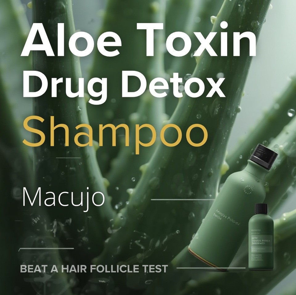Macujo Method Aloe Get rid of Toxin Detox hair folical test Shampoo ...
