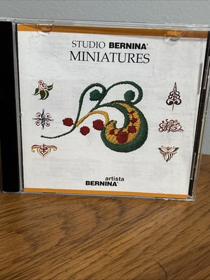 Artista Studio Bernina Card Miniature Embroidery Card - 70 Designs | eBay