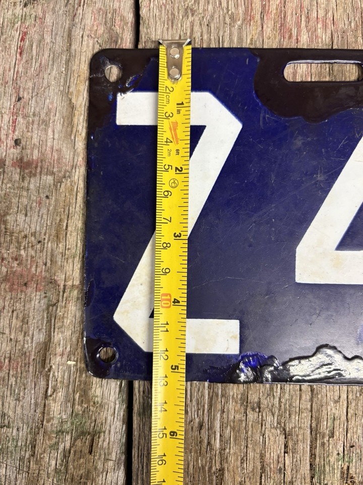 Holy Grail RARE 1914 Maine Z41 Log Hauler LOGGER License Plate ONLY FEW ...
