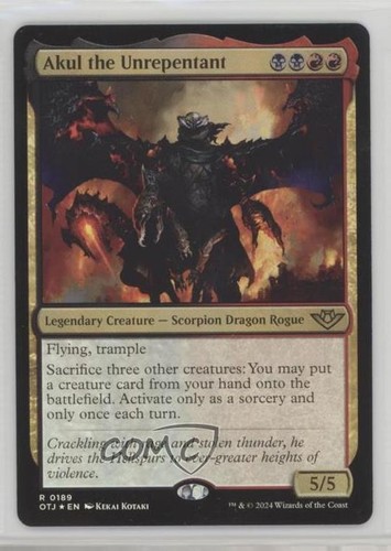 2024 Magic: Gathering - Outlaws of Thunder Junction Akul the Unrepentant 03mh | eBay