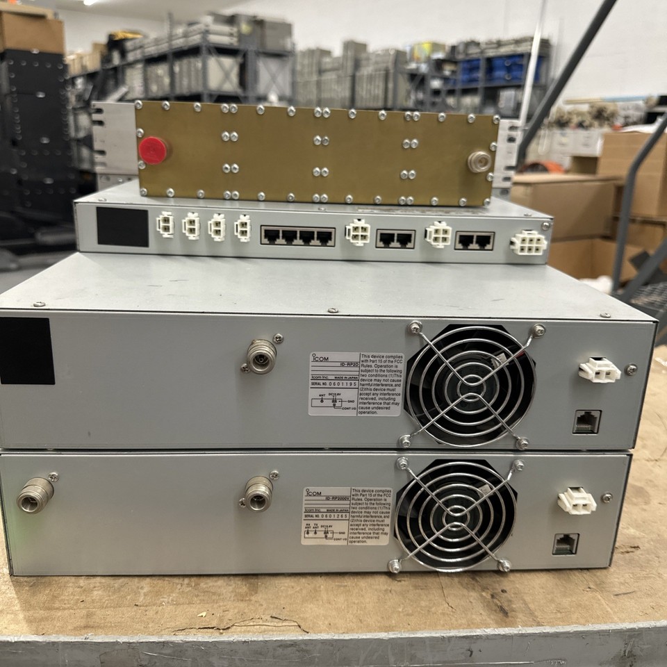 ICOM D-STAR ID-RP2000V VHF Digital Repeater With ID-RP2C /and IDRP2D ...