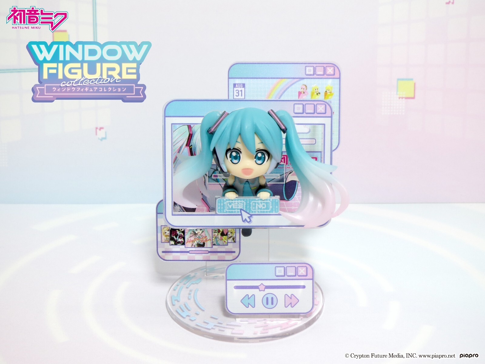 Re-Ment Miniatures Japan Hatsune Miku Window Figure Collection Set ...