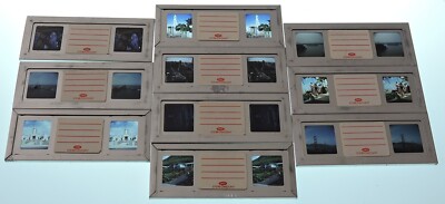 LOT OF 20 STEREO SLIDES 1950S IN METAL FRAMES TRAVEL, SCENIC | eBay