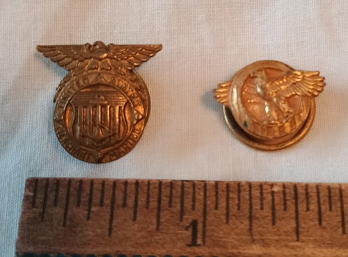 WW2 World War 2 US Merchant Marine Lapel Pin & Ruptured Duck Lapel Pin ...