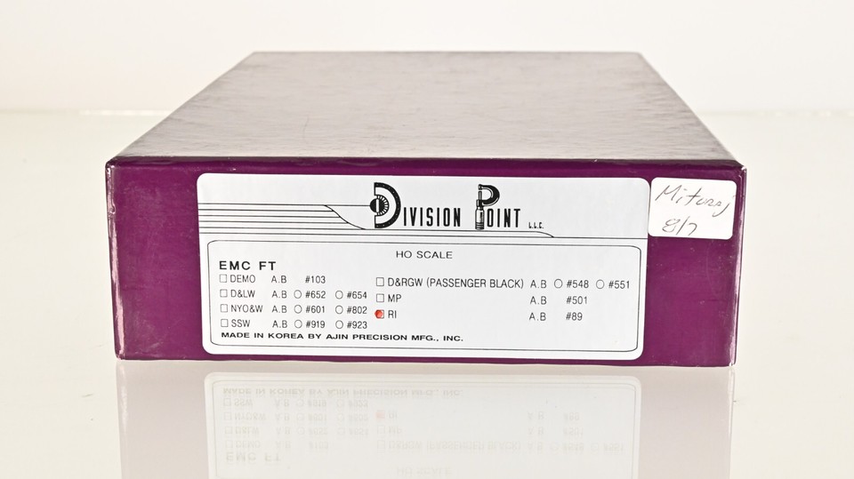 Division Point Brass EMC FT A/B set Rock Island 89 HO scale | eBay
