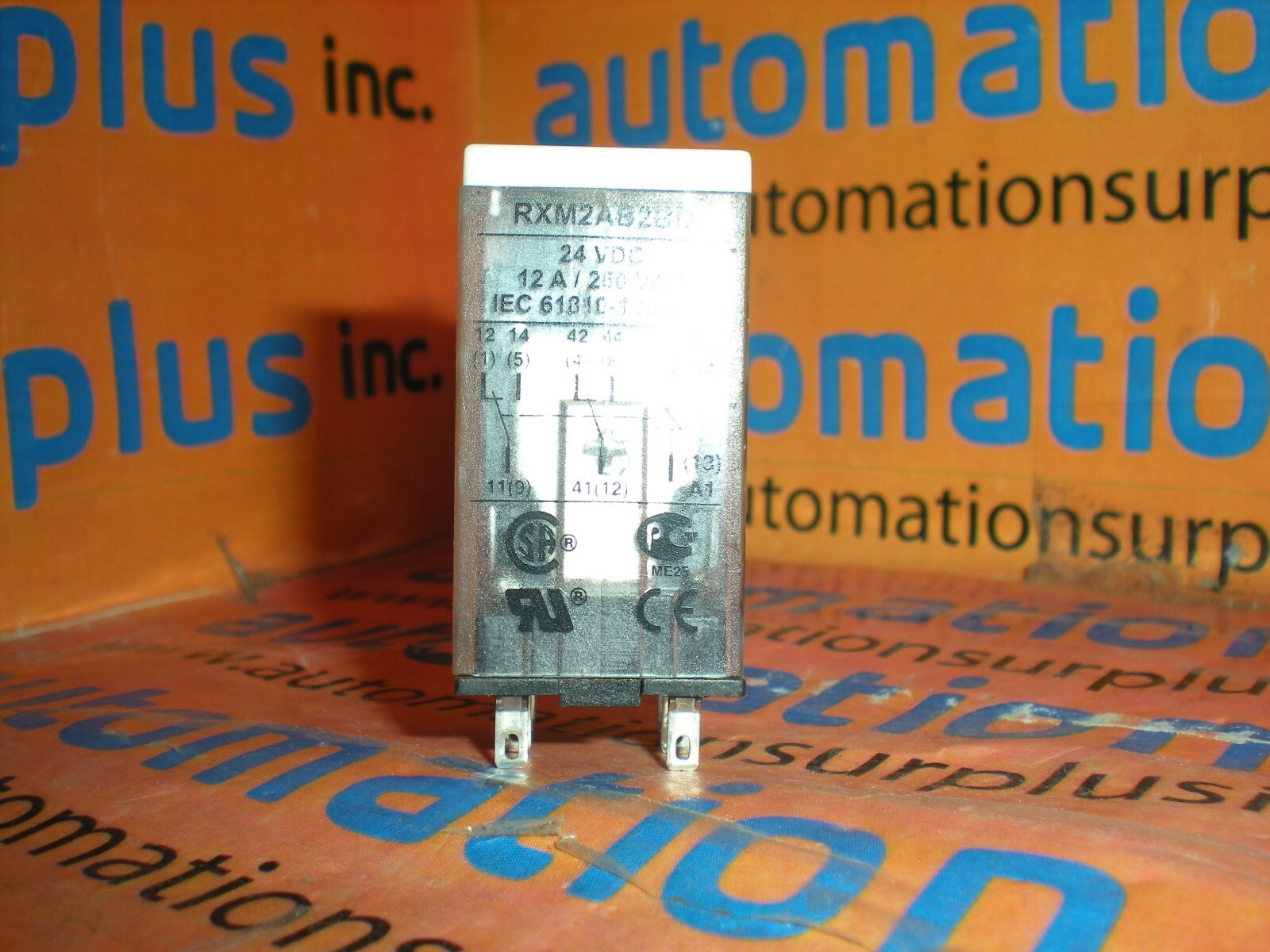 SCHNEIDER ELECTRIC RXM2AB2BD 24VDC 12A/250VAC 8-PIN 2 CO LED MINI RELAY ...