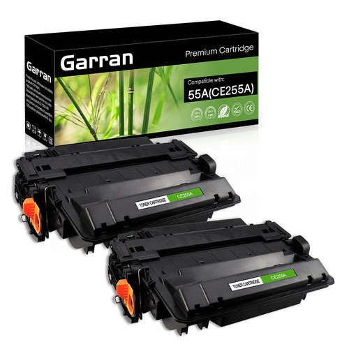 2PK CE255A Toner Cartridge for HP 55A LaserJet Pro 500 MFP M521DN ...