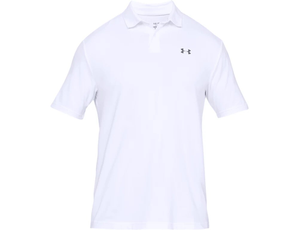Under Armour 1342080 Men's UA Performance Polo Shirt, White, Small | eBay