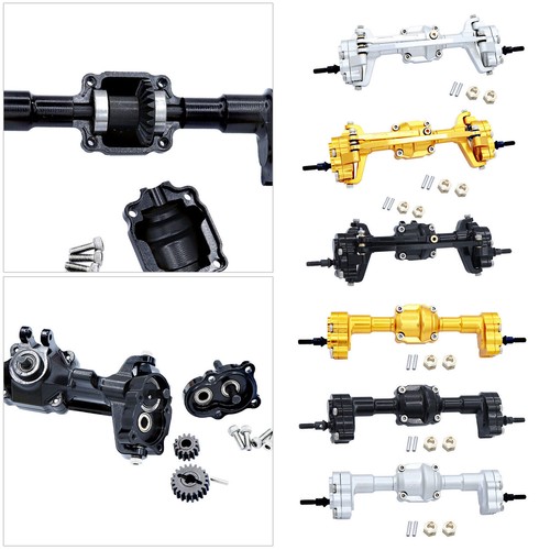 Upgrade Brass Front Rear Portal Axle For FMS 1/24 FCX24 Power Wagon/Max ...