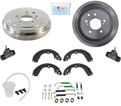 Rear Wheel Cylinders Hardware Brake Drums Shoes for Nissan 13-19 NV200 ...