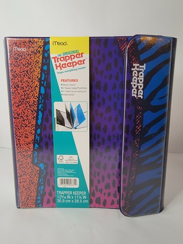 Mead Trapper Keeper Retro 80's Collection Animal Print New w/ Tags ...