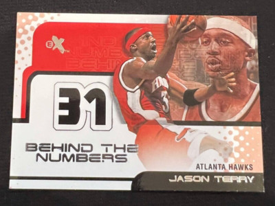 JASON TERRY Atlanta Hawks 2001-02 EX Behind The Numbers #7BN NBA | eBay