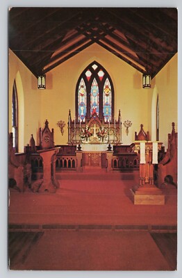 1921 Earleville Maryland St Stephens Episcopal Church Interior Vintage ...