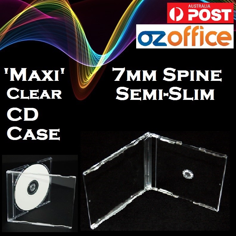 5mm Slim CD Jewel Cases Slimline CD Case Single Disc BLACK and MIXED ...