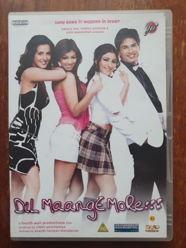 DIL MAANGE MORE Dvd DISC LOVELY REG FREE 2004 FILM 123mins BOLLYWOOD | eBay
