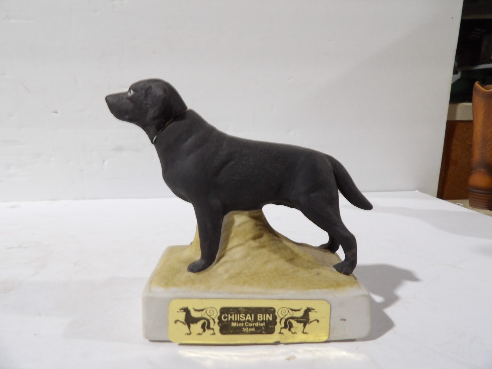 Chiisai Bin Black Labrador Pinscher Miniature Decanter | eBay