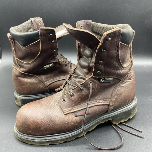 Red Wing 2414 Boots Men’s Size 10 D Brown Leather Steel Toe Work 9 ...