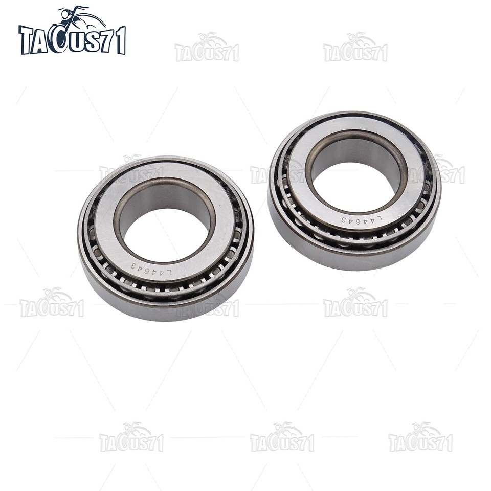 Chrome Motorcycle Neck Cups Set 1" ID Cup Bearings Kit For Harley ...