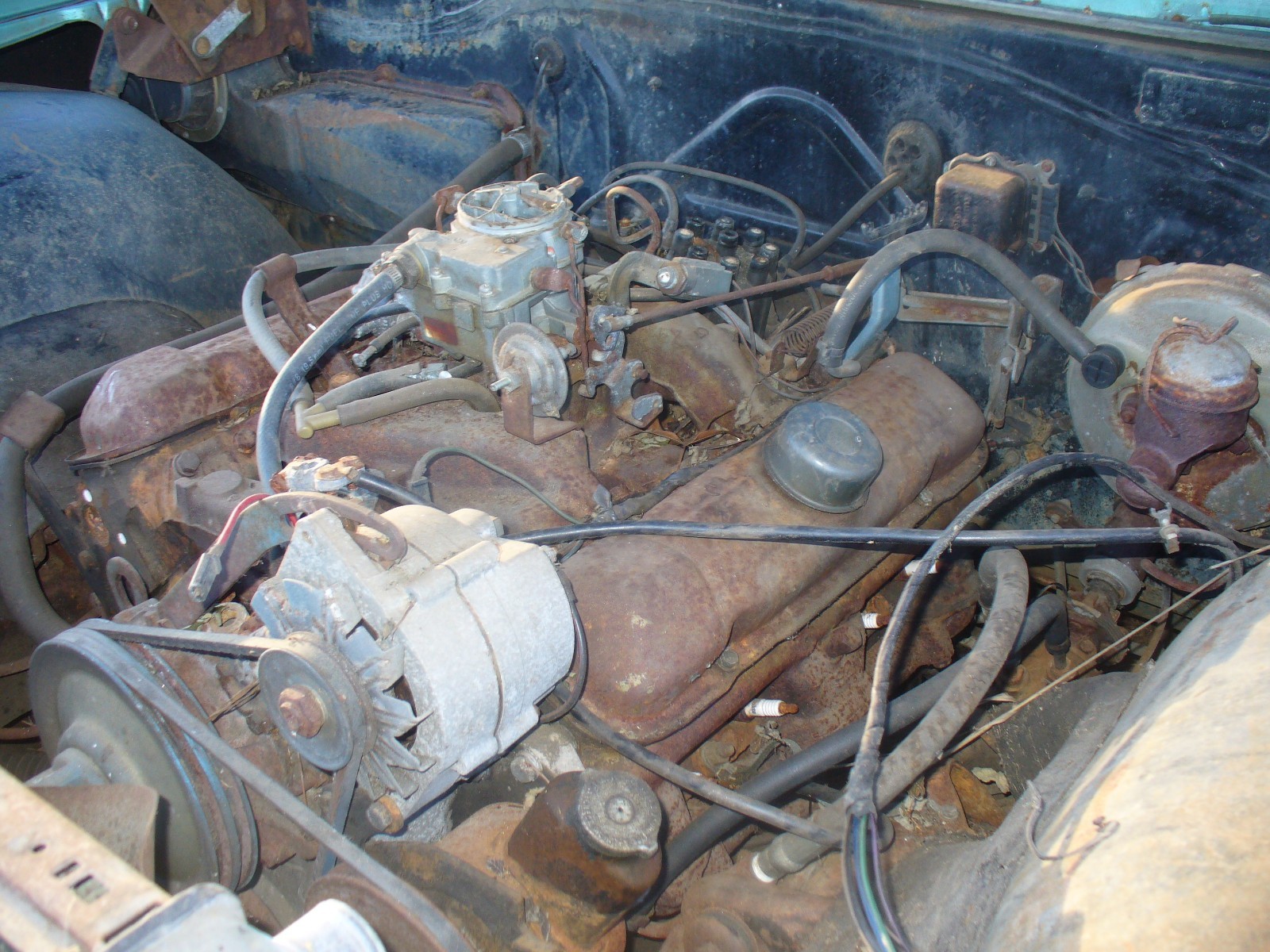 1966 Pontiac Complete 389 Engine YC code 290 HP Block Catalina | eBay