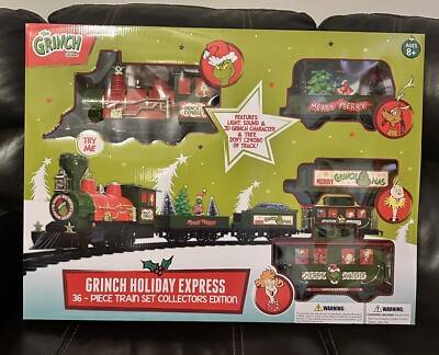 Grinch Holiday Express 36 Piece Train Set Collector's Edition | eBay