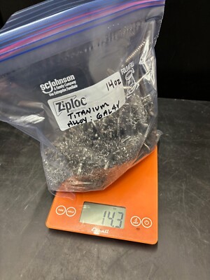 14 oz. of Titanium - Chips, Shred, Turnings, Science Orgonite Art | eBay