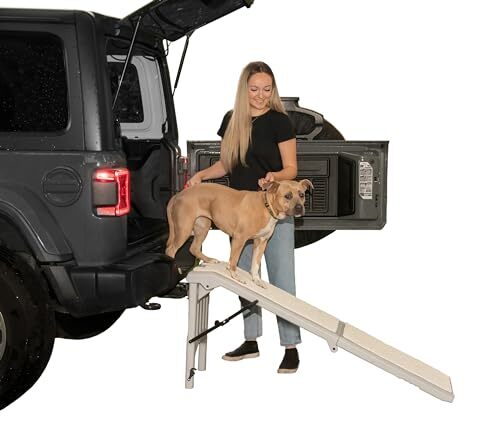Pet Gear Free Standing Pet Ramp for Cats and Dogs, No Assembly Required ...