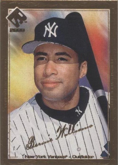 2000 Pacific Private Stock - Bernie Williams #103 Gold Portraits /99 ...