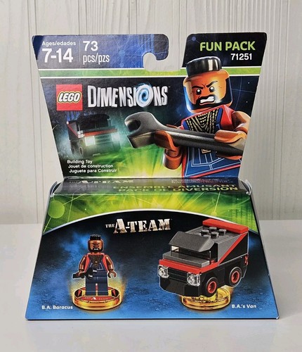 LEGO Dimensions A-Team Fun Pack 71251 Mr. T B.A. Baracus & Van Building ...