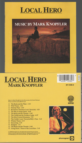 Mark Knopfler Local Hero Cd Album West Germany Vertigo Phonogram | eBay