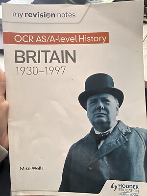 OCR A-Level History Britain 1930-97 Revision Notes Book | eBay UK