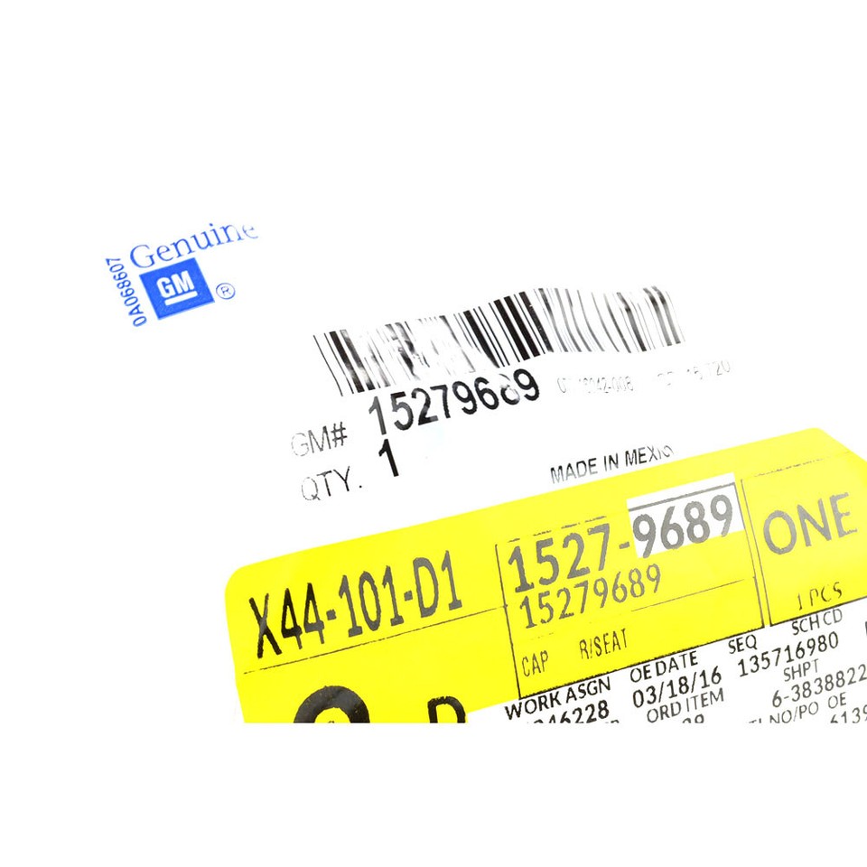 NEW GENUINE Rear Armrest Cover Cap Black Ebony 07-14 GM Trucks & SUVs ...