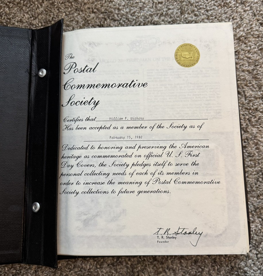 POSTAL COMMEMORATIVE SOCIETY - US First Day Covers And Special Covers ...