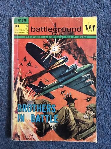 Battleground Picture Library comic No. 275 Alex White Brothers in Battle | eBay