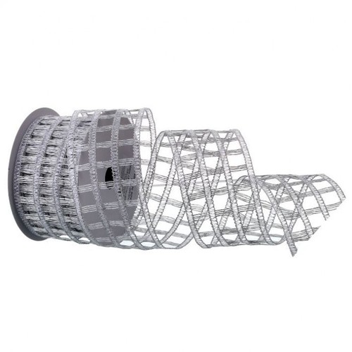 Regency International 2.5" X 10Y Knitted Metallic Net Ribbon ...